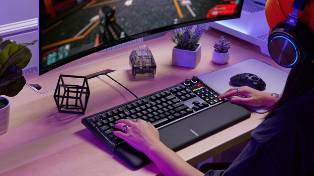 Keyboard Gaming Premium CORSAIR GALLEON 100 SD dengan Stream Deck ...